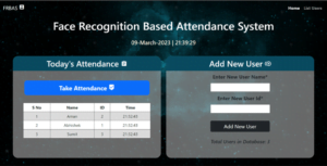Face Recognition Based Attendance System Using Python - With Source ...