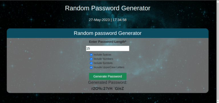 Build A Random Password Generator Flask App In Python Complete With Source Code 2023